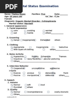 Mental Status Examination | Hallucination | Perception
