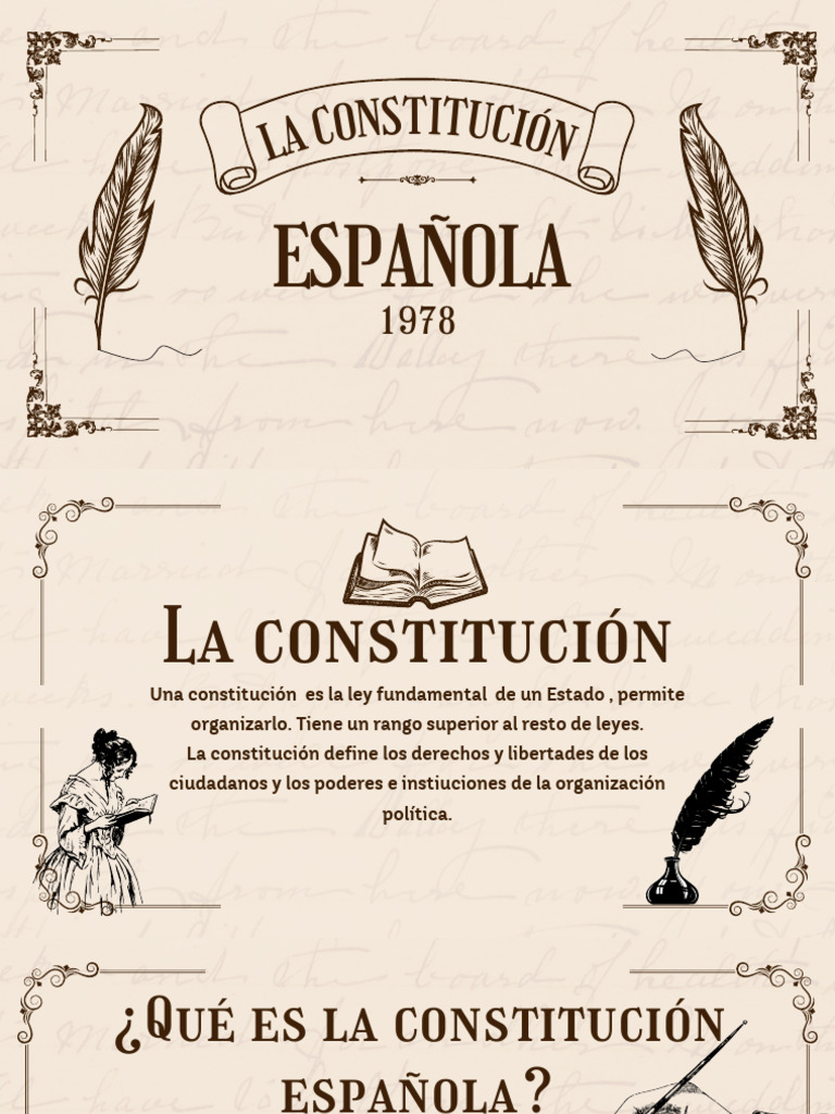 La Constitución Pdf Constitución España