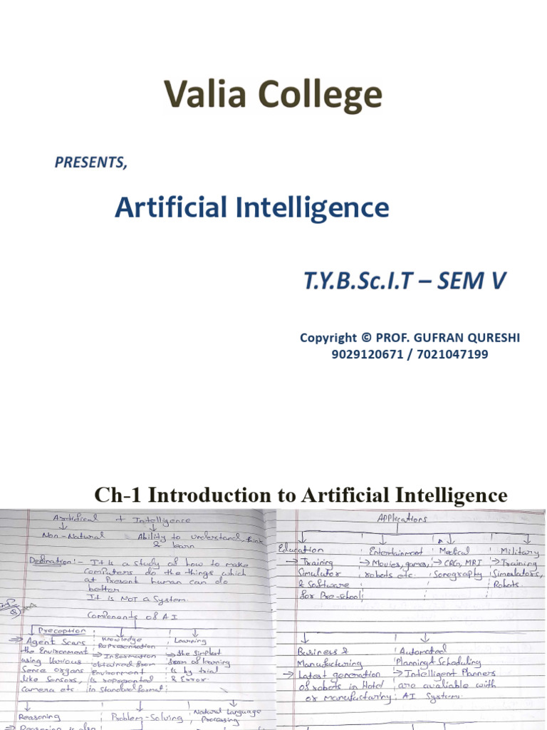 Artificial Intelligence Handouts (1) | PDF | Neuroscience | Knowledge Management