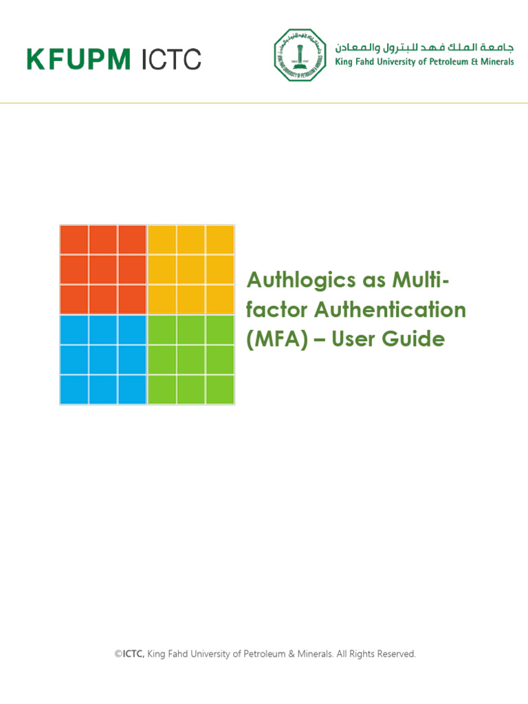 MFA Authlogic PinGrid | PDF | Access Control | Computing