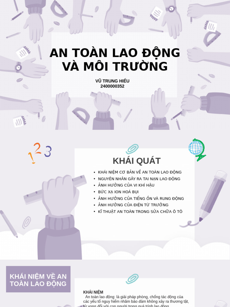 An Toan Lao Dong Và Moi Truong 1 | PDF