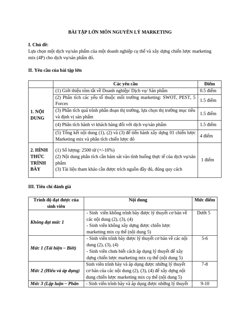 BTL NG - Lý Marketing 12.2024 | PDF
