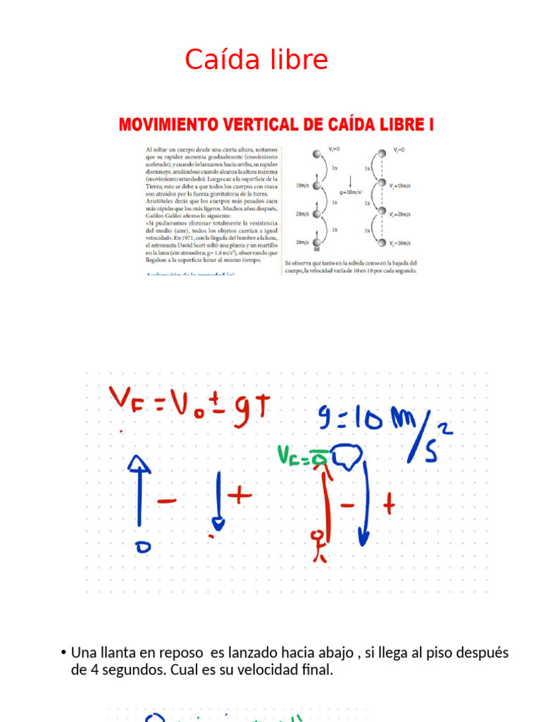 Caída Libre | PDF