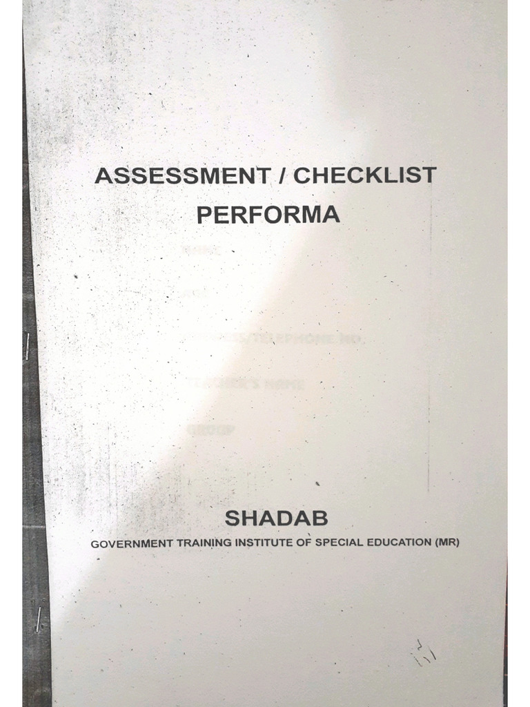 Shadab Checklist | PDF