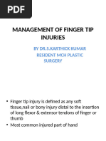 VY Advancement Flap for Fingertip Injuries | PDF | Finger | Hand