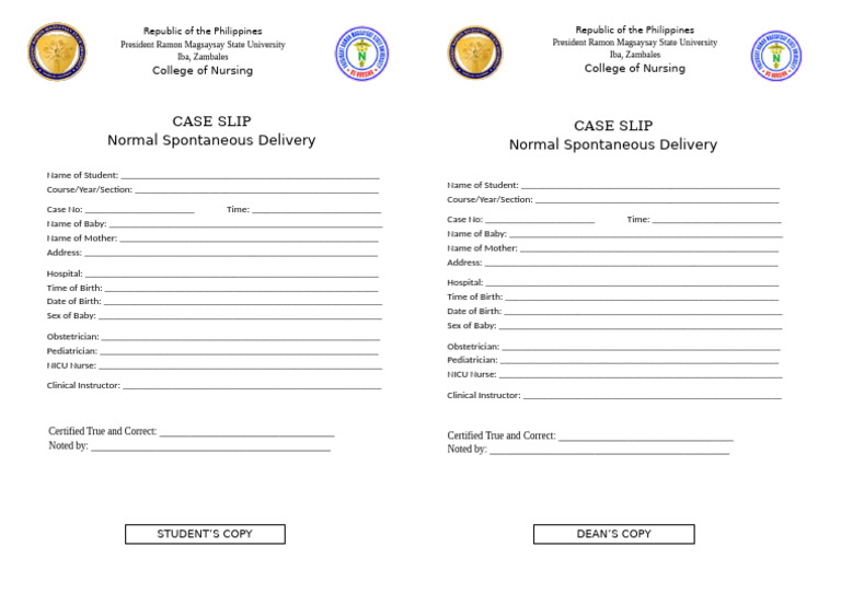 CASE-SLIP-NORMAL | PDF | Health Sciences | Human Reproduction