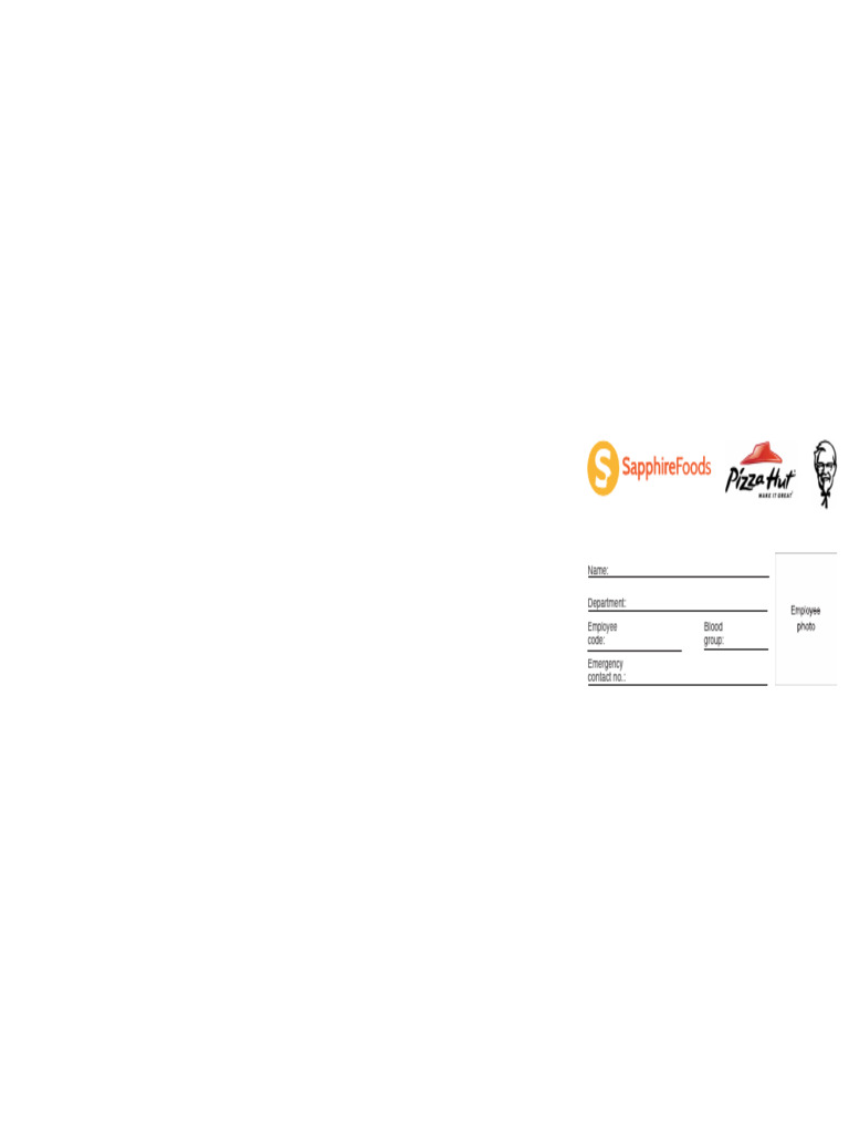 ID Card Front Back | PDF