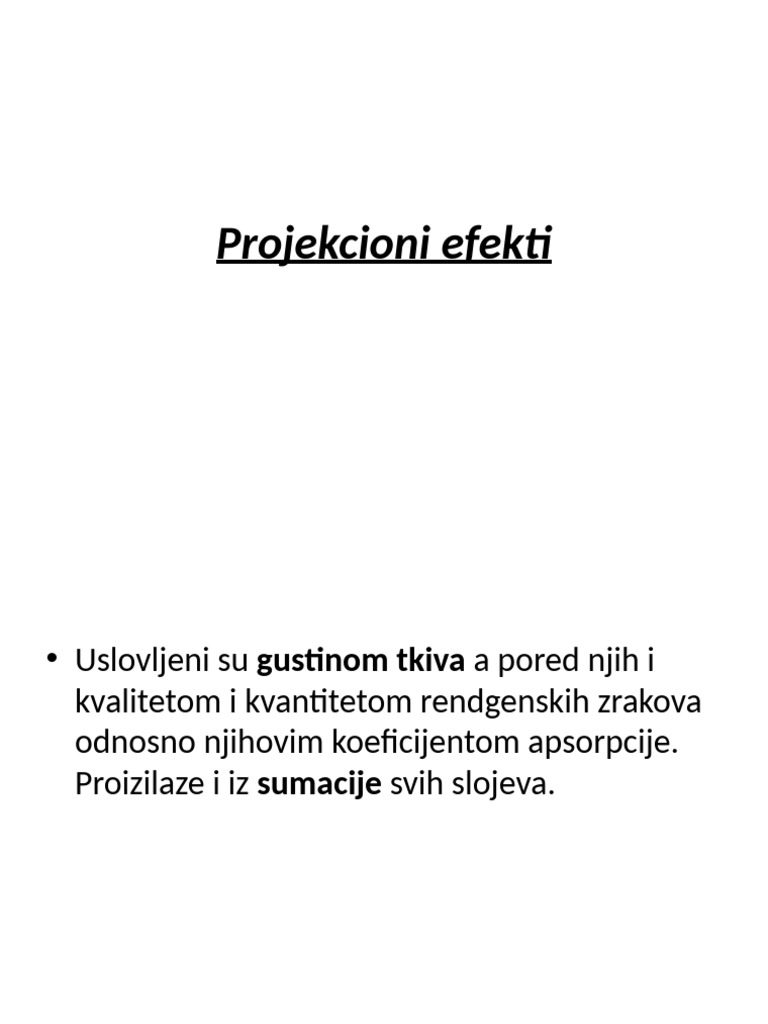 Projekcioni Efekti | PDF