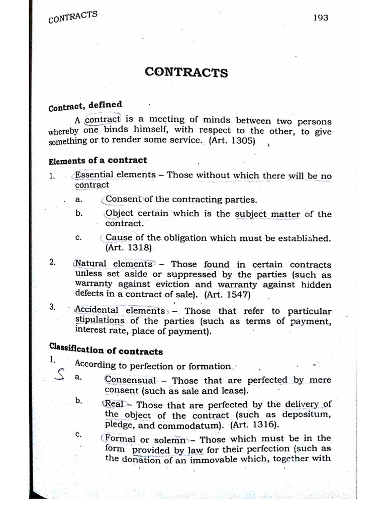 Contracts | PDF