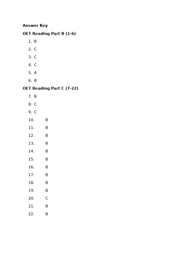 New Mock 11 Answer Key | PDF