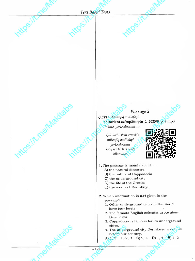 9th Grade Text-Based Test Analysis | PDF