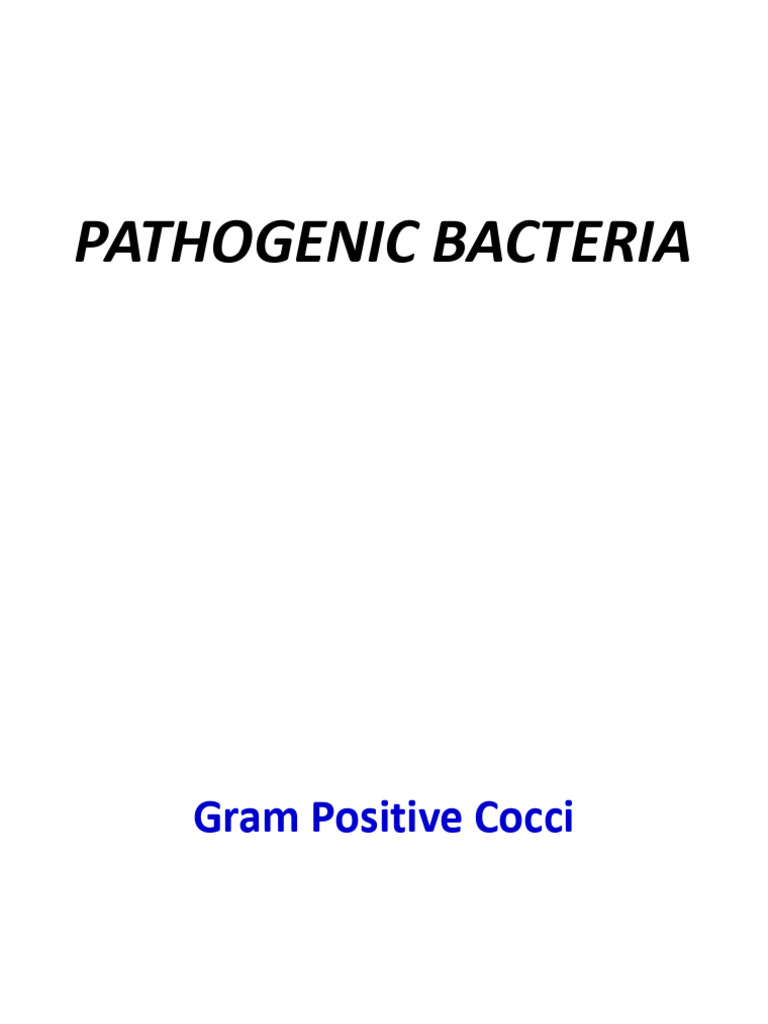 2. Systemic Bacteriology | PDF | Tuberculosis | Staphylococcus