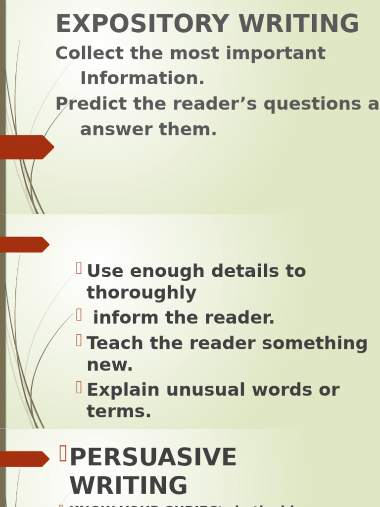 Types of Writing | PDF