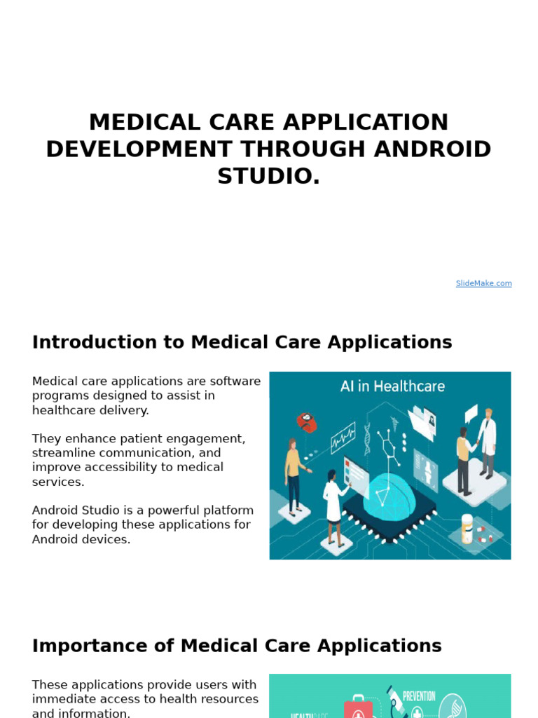 Medical Care Application Development Through Android Studio. | PDF | Android (Operating System ...