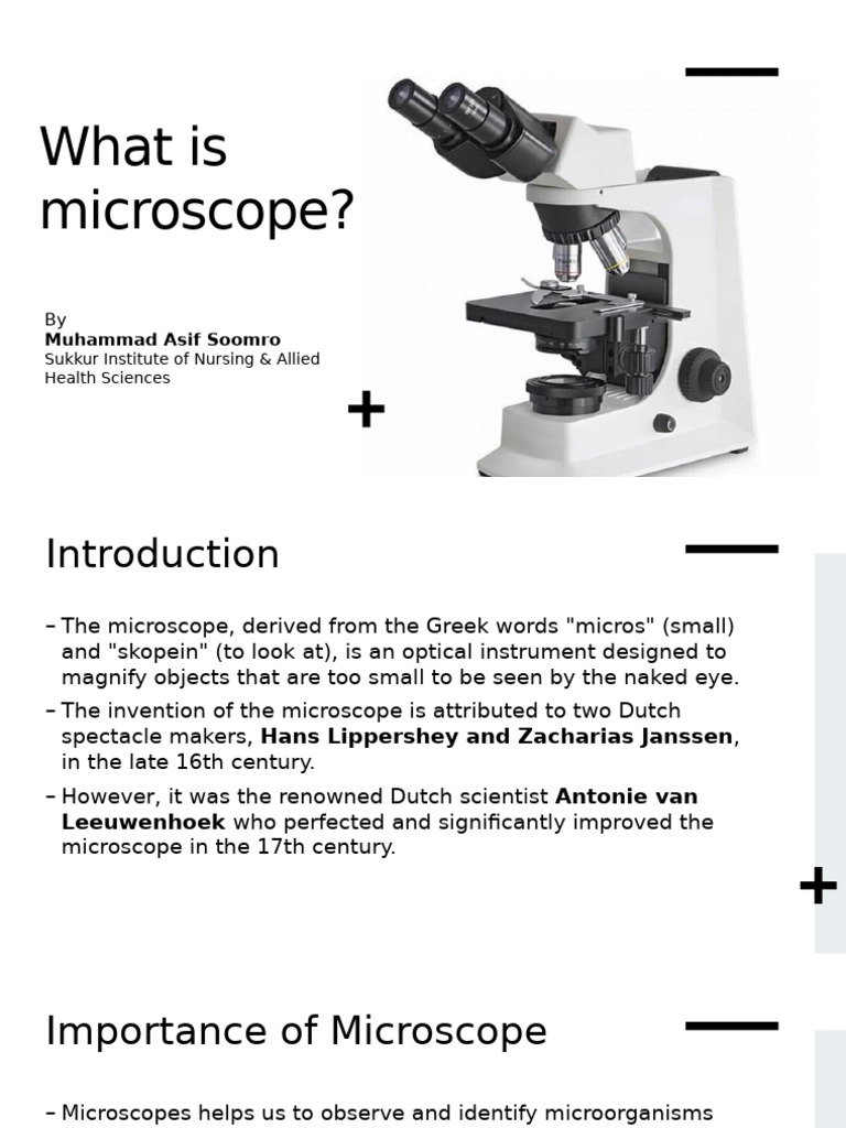What is Microscope | PDF | Microscope | Optics