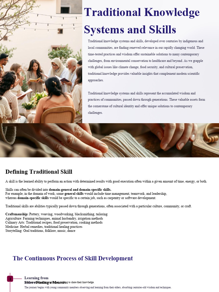 Traditional Knowledge Systems Explained | PDF | Traditional Knowledge ...
