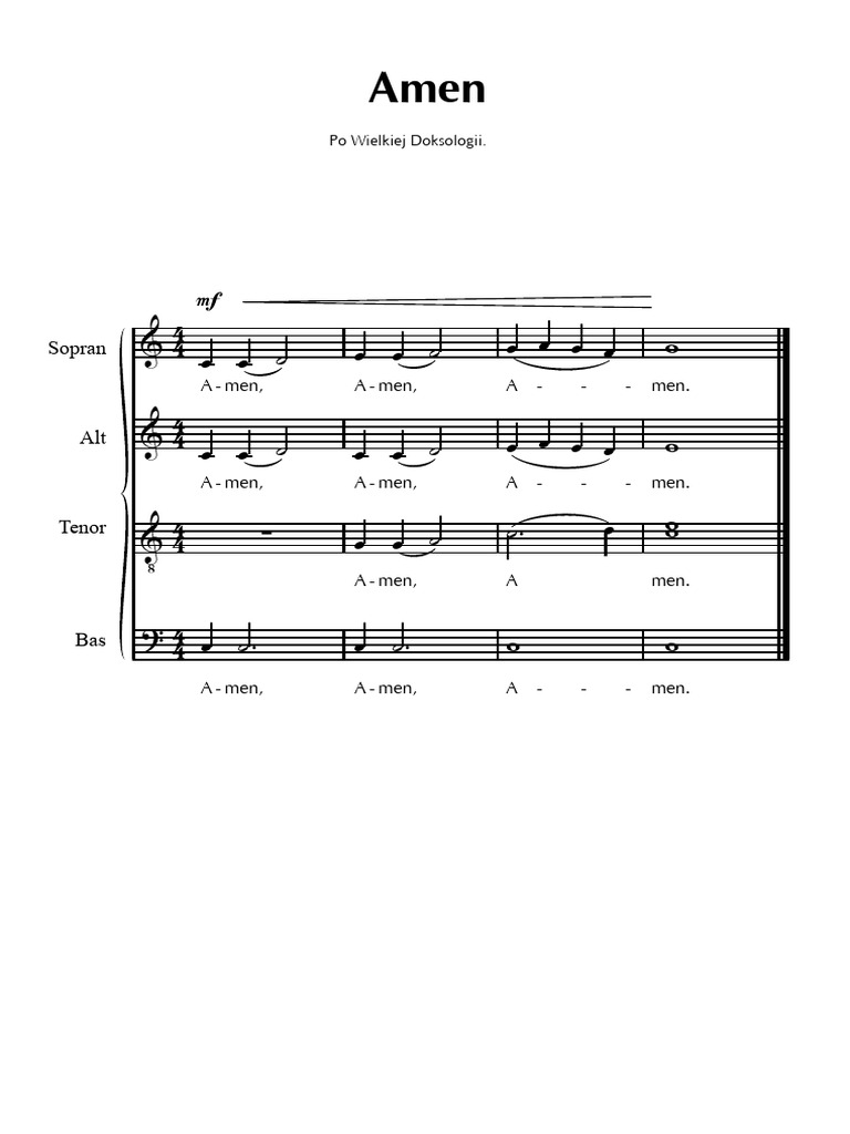 Amen | PDF