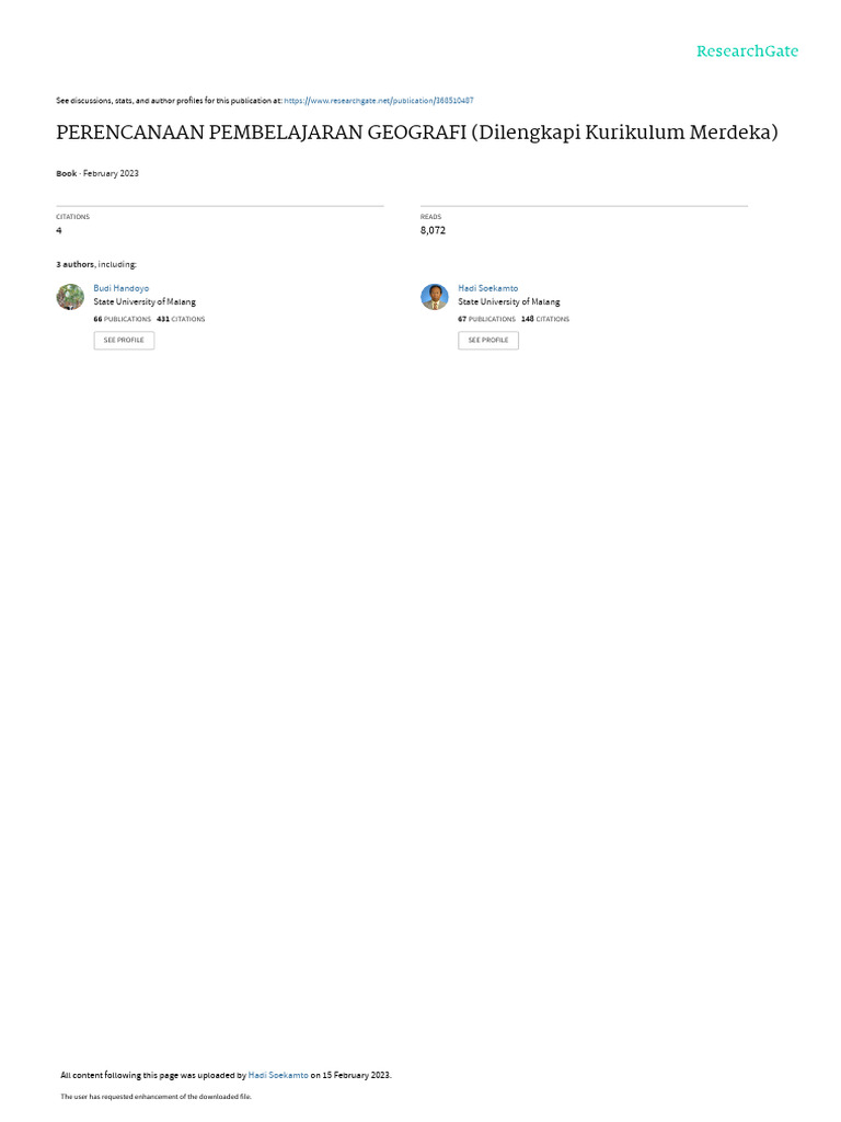 NASKAHBUKUPERENCANAANPEMBELAJARANGEO_FINAL2 | PDF