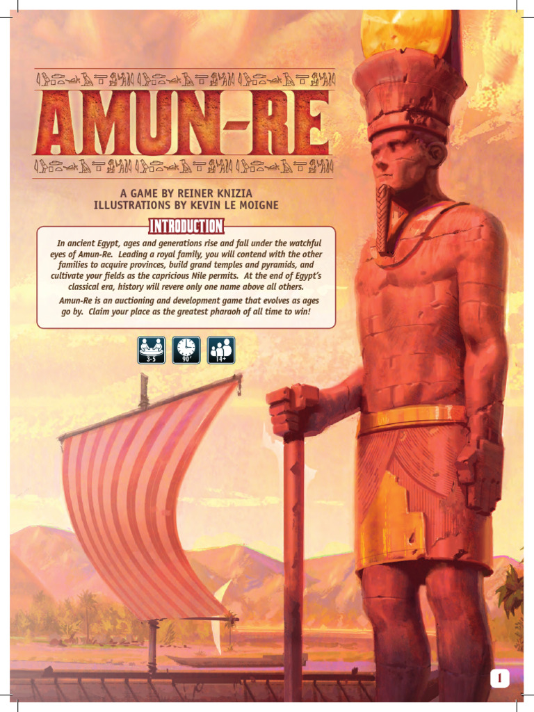09 Amun Re Rulebook | PDF | Auction | Ancient Egypt