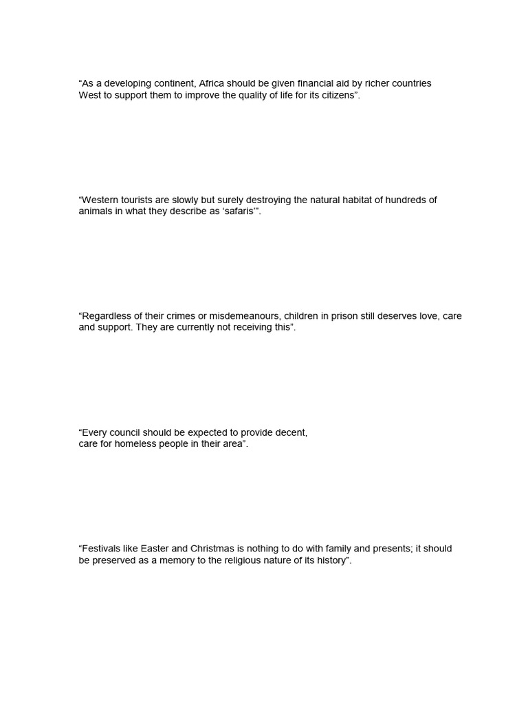 Writing Assignments on Social Issues | PDF