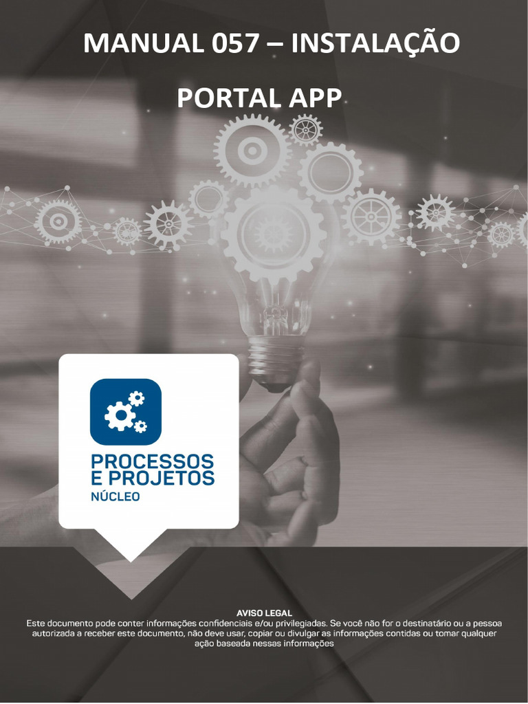 Manual 057 - Instalação Portal App. | PDF