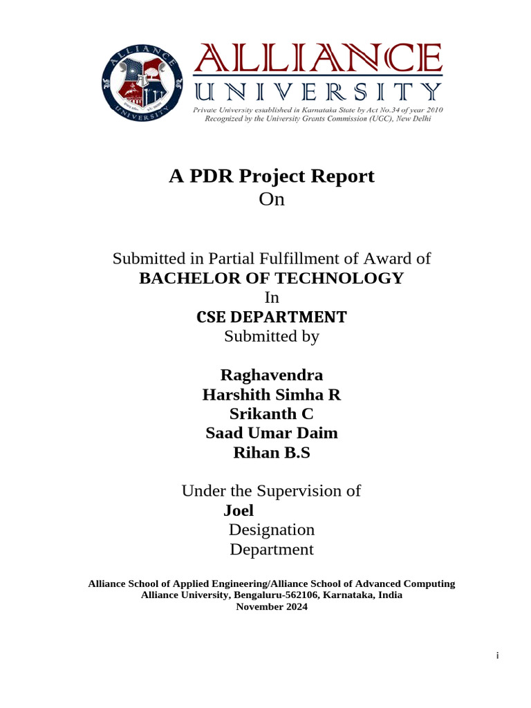 pdr project 2 (1) | PDF | Laptop | 3 D Printing