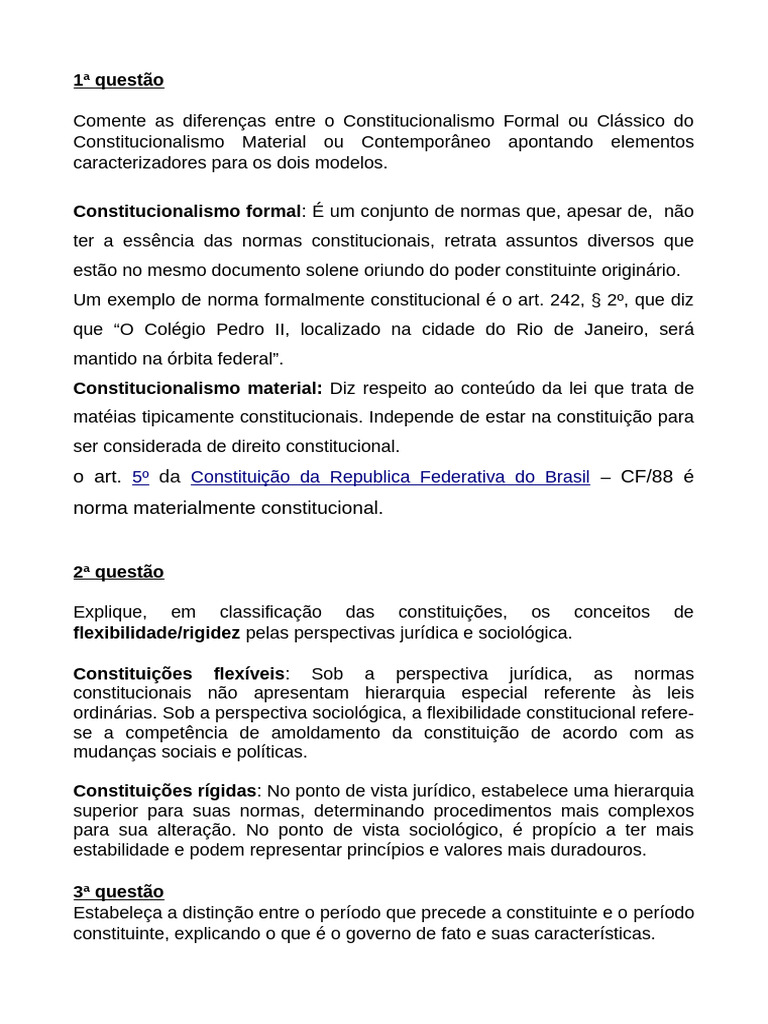 Trabalho Vania Certinho | PDF | Constituição | Emenda Constitucional
