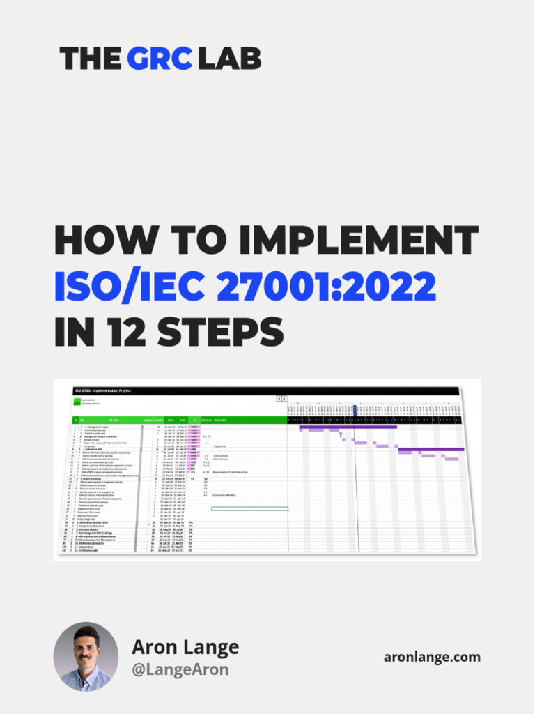 ISO 27001 Project Implemantation | PDF | Information Security | Risk