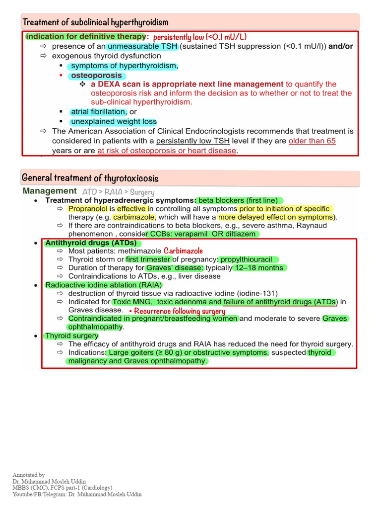 Endocrinology Hand Note | PDF