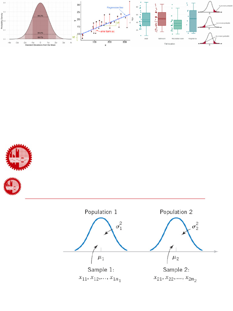 CE 207 Lecture 09 - Hypothesis Testing - two samples | PDF | Student's ...