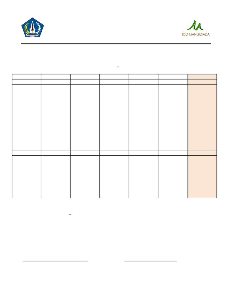 Jadwal Jaga Obgyn RSDM 18 November - 30 November 2024[1] | PDF