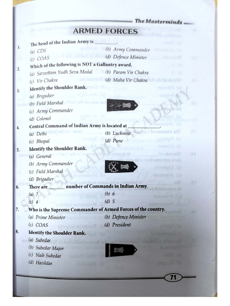 Specialized Armed Forces | PDF