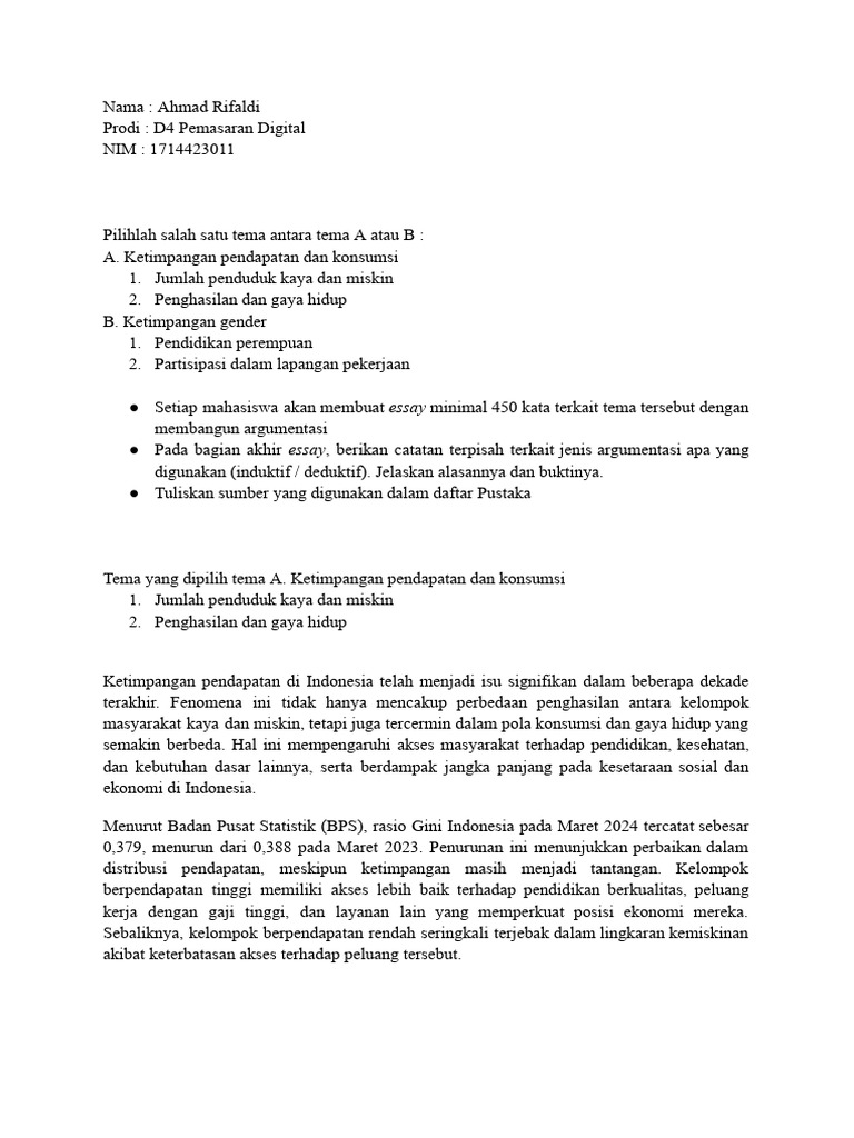 LPI Penugasan 5 - Ahmad Rifaldi | PDF