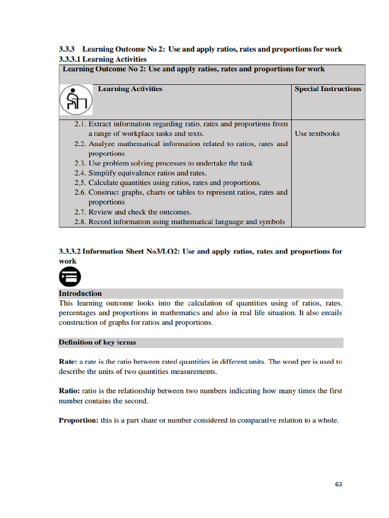 Rates, Ratios and Percentages | PDF