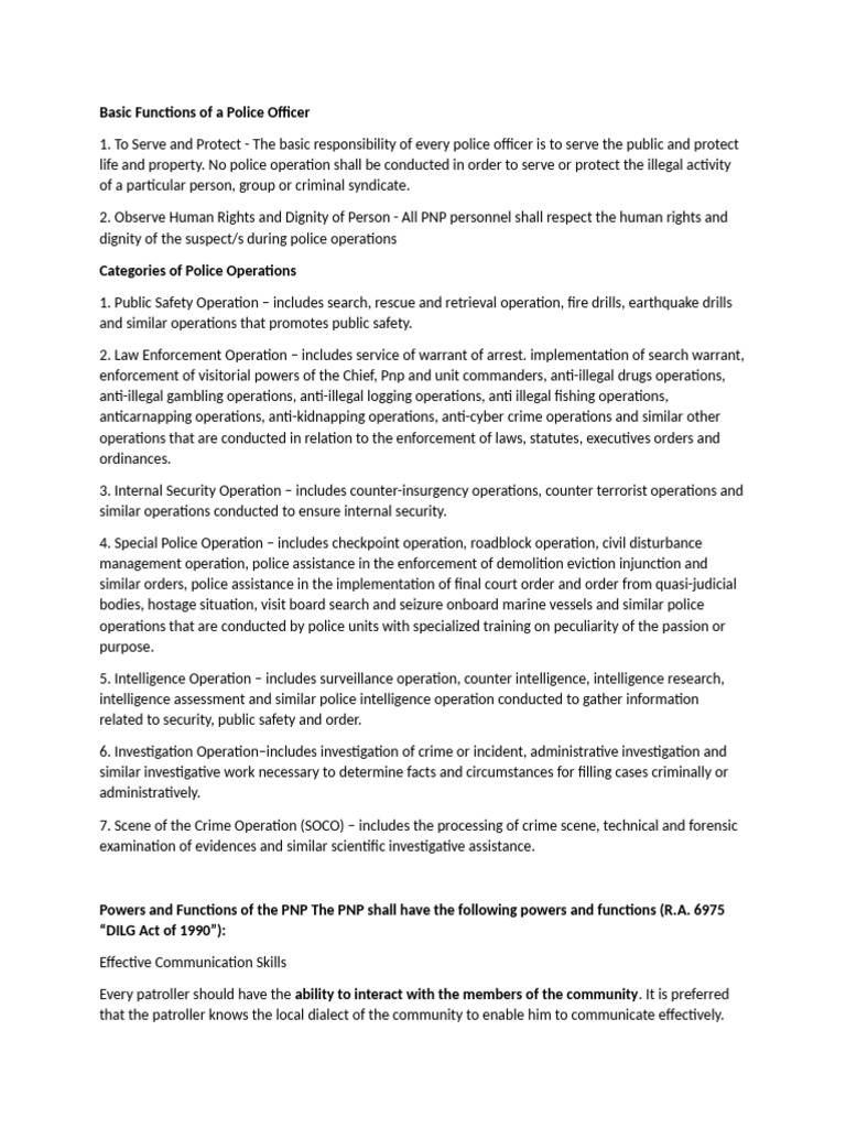 Summary | PDF | Police | Crimes