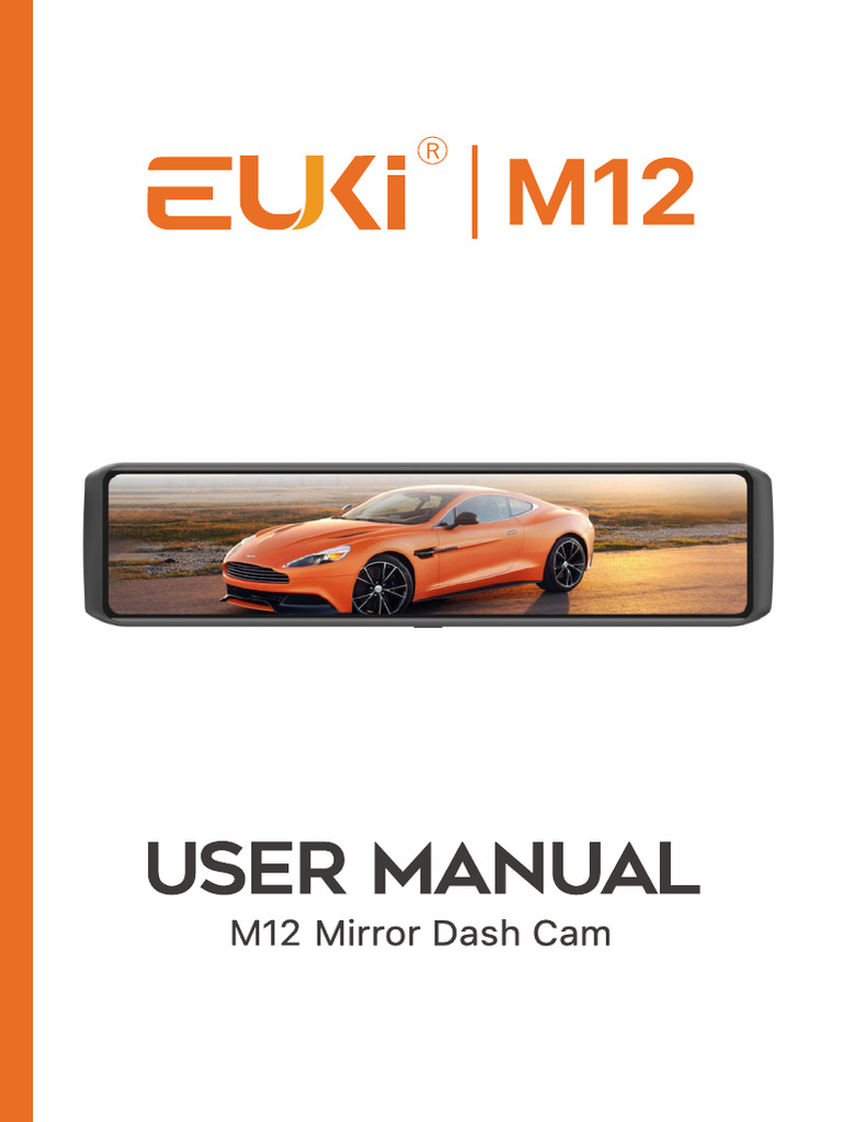 EUKI M12 Dash Camera-Instruction 2 | PDF