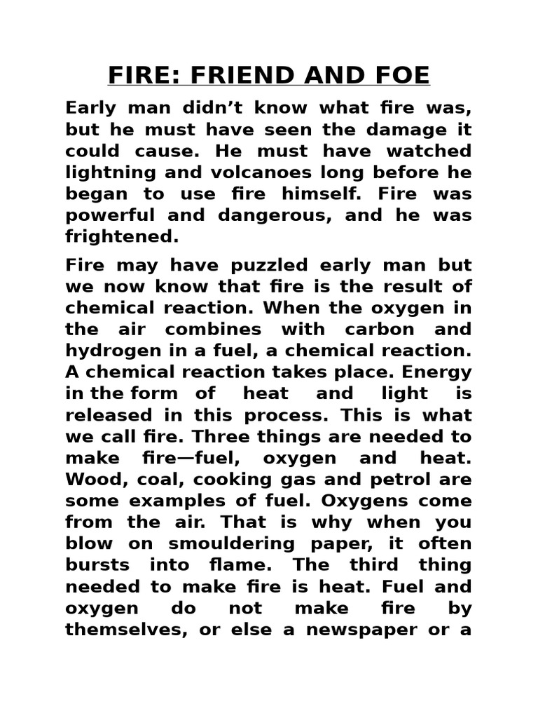 Understanding Fire Basics | PDF