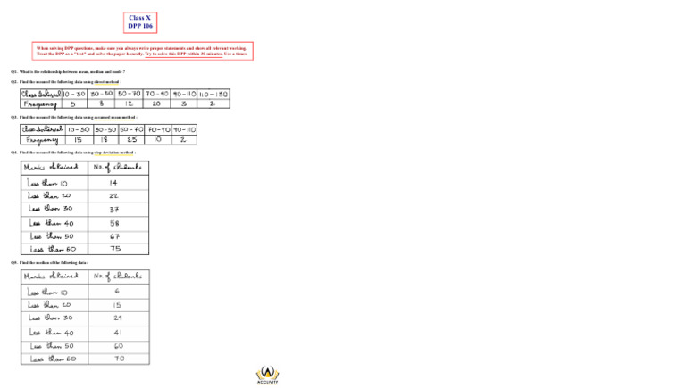 Class 10 - DPP 106 | PDF
