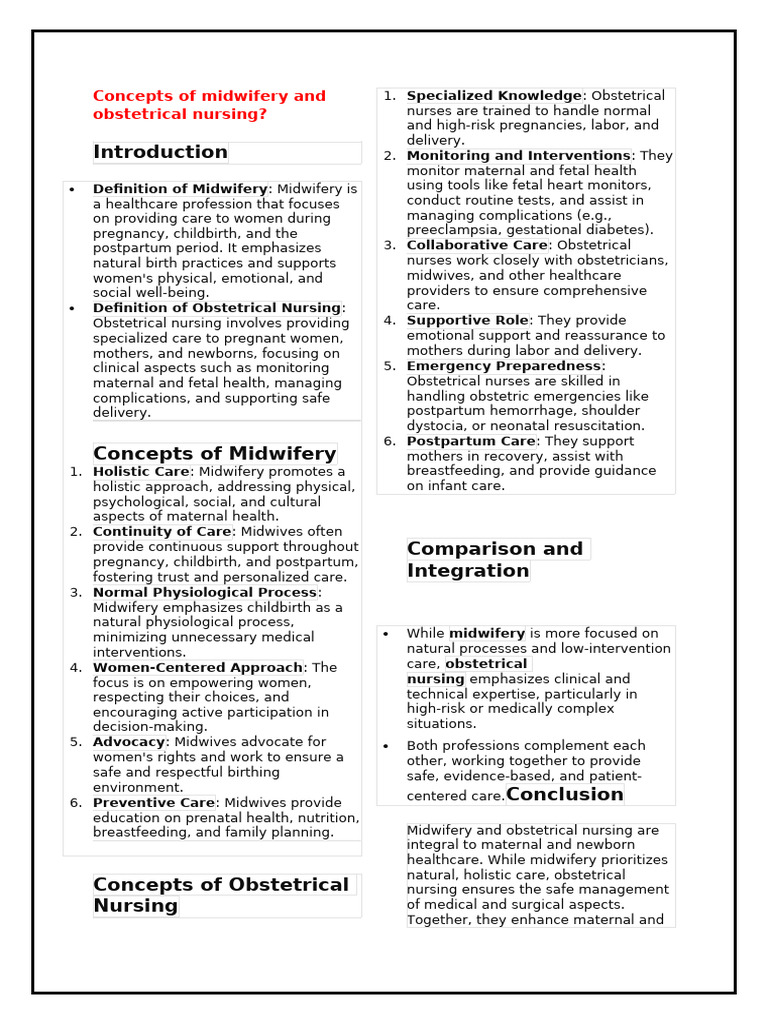 OBG UNIT 1 | PDF | Childbirth | Obstetrics
