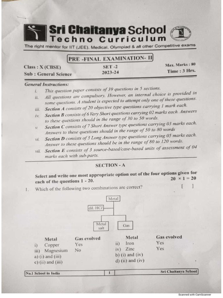 Set 2 Prefinal 2 General Science | PDF