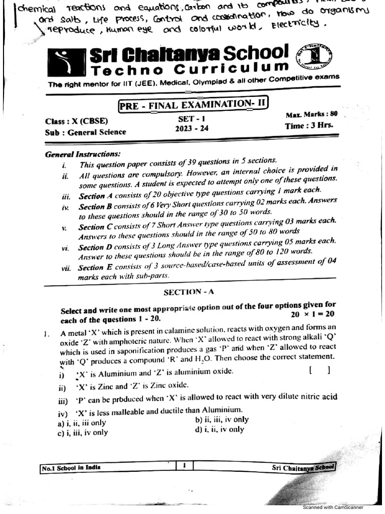Set 1 Prefinal II | PDF