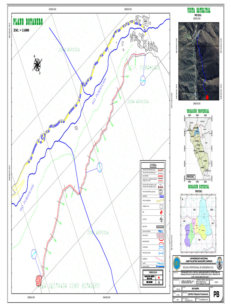 Plano Botadero - Pumahuain - A2 | PDF