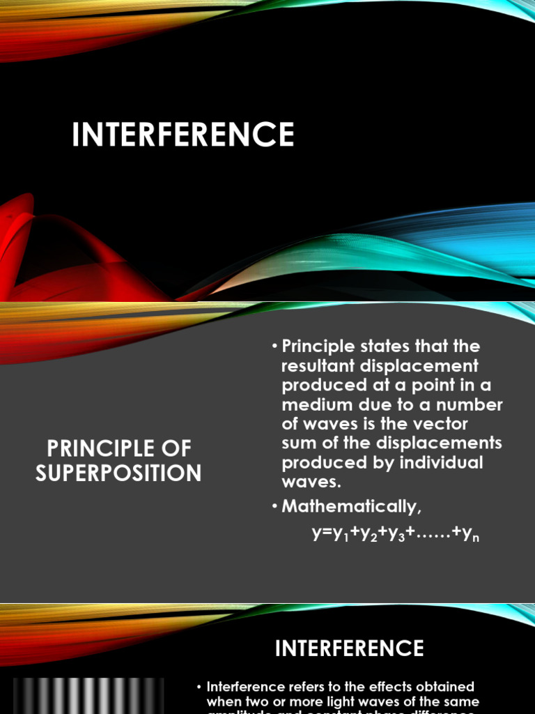 Interference(1) | PDF | Coherence (Physics) | Waves
