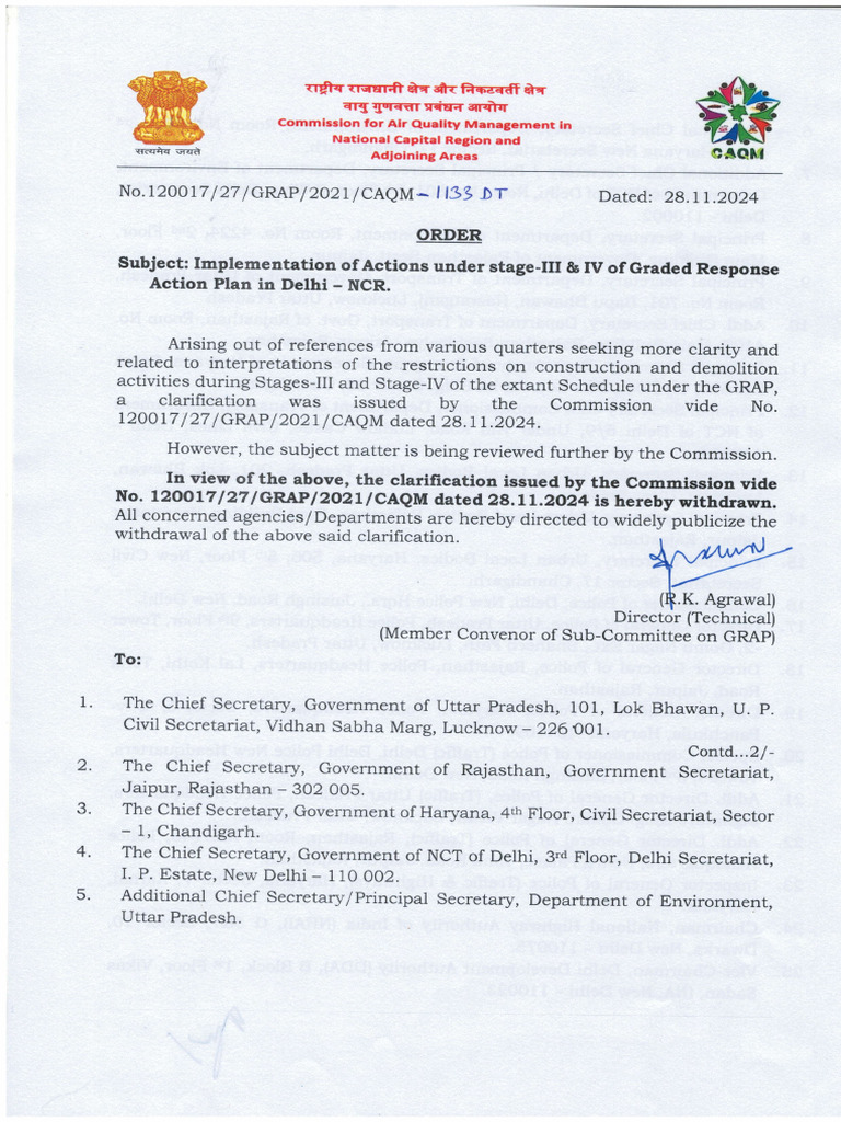 1133 DT Implementaton of Action Under Stage III and IV of GRAP 28112024 ...