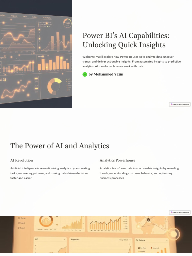 Power BI: AI Insights for Businesses | PDF | Artificial Intelligence ...