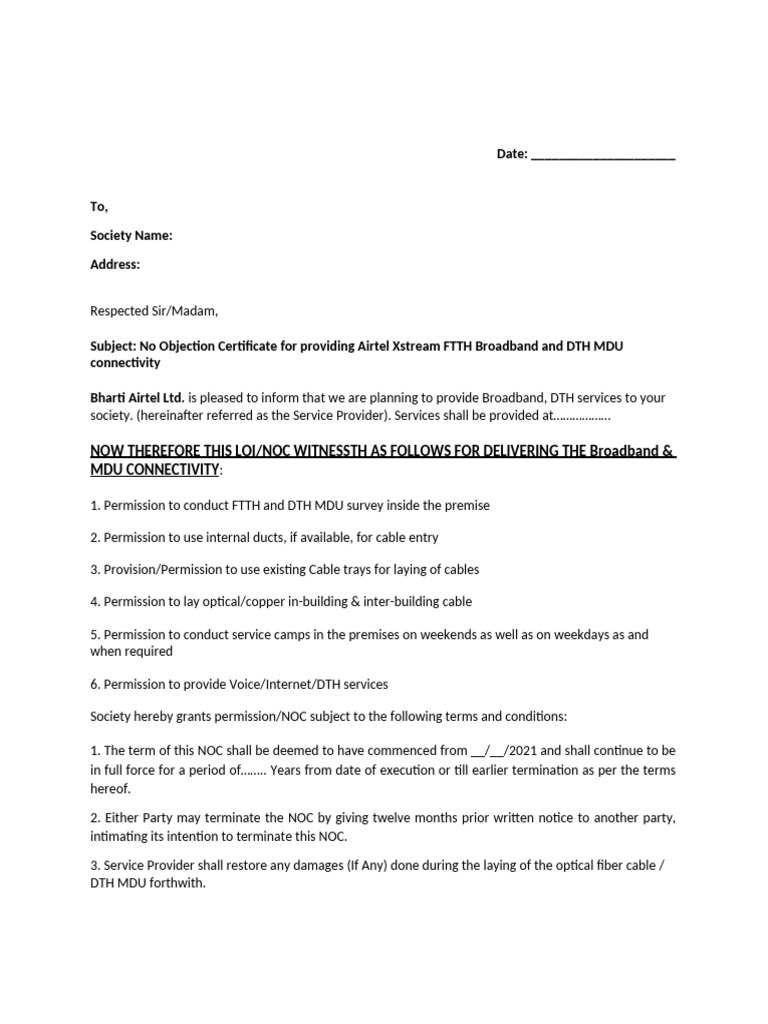 FTTH & Mdu Noc-Fy 21-22 | PDF