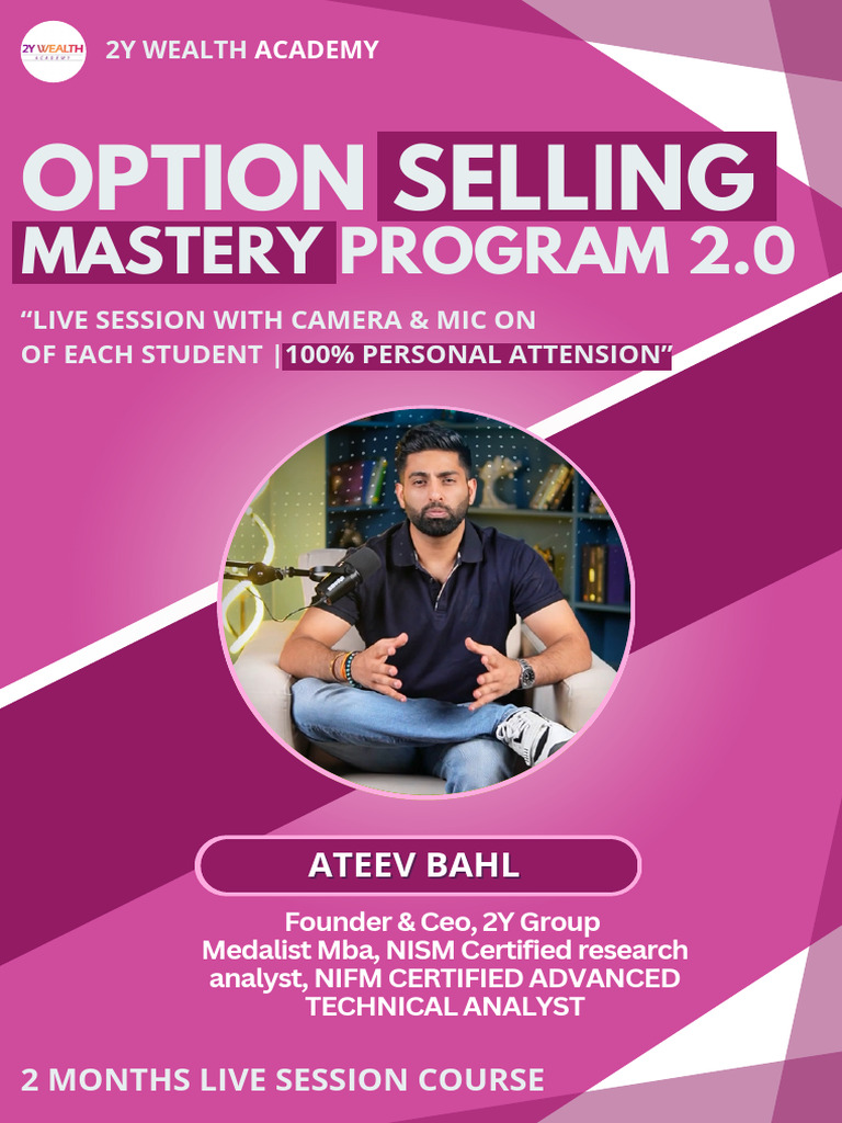 Option Selling Mastery Program 2.0 | PDF | Option (Finance) | Day Trading