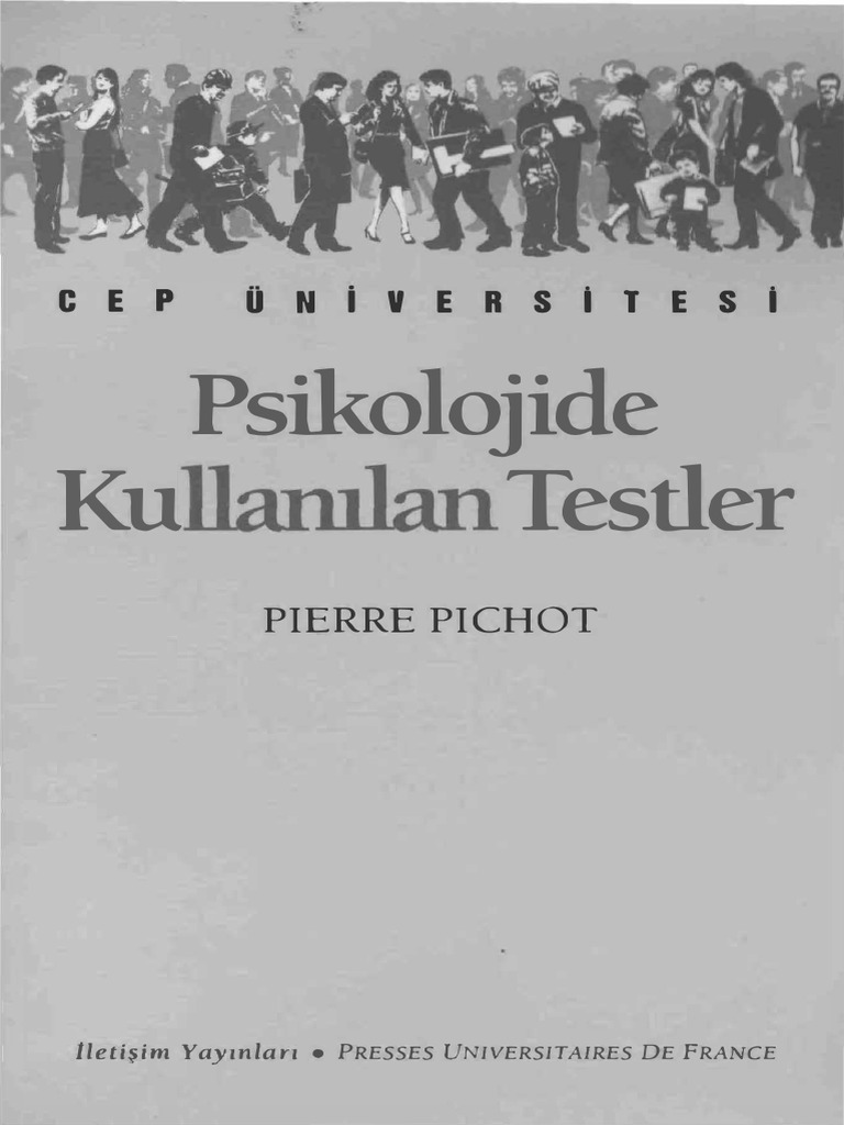 Pierre Pichot - Psikolojide Kullanlan Testler | PDF