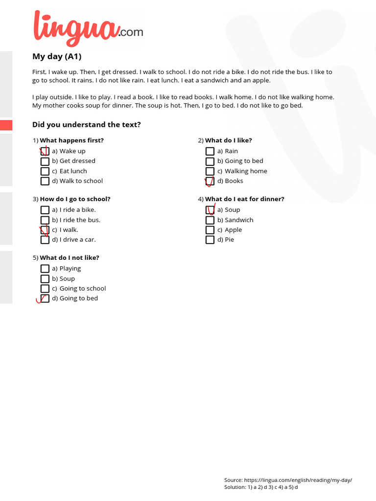 My Daily Routine: A Simple Overview | PDF