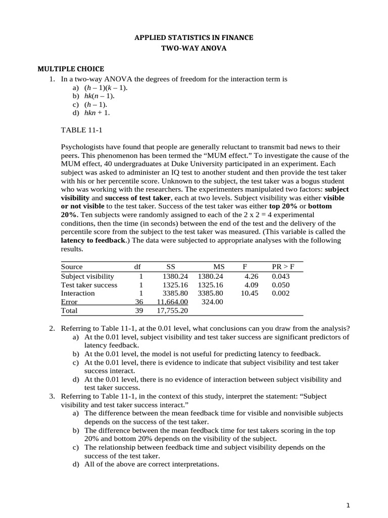EX_Twoway_ANOVA | PDF | Analysis Of Variance | Science EX_Twoway_ANOVA | PDF | Analysis Of Variance | Science